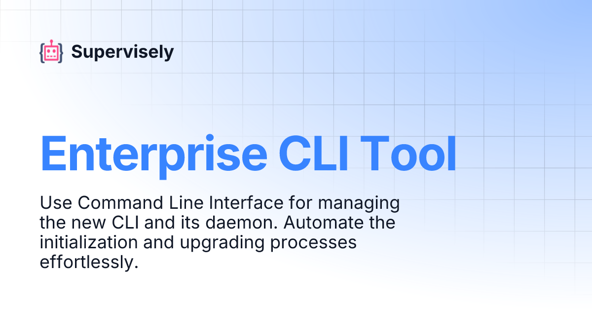 Enterprise CLI Tool | Supervisely