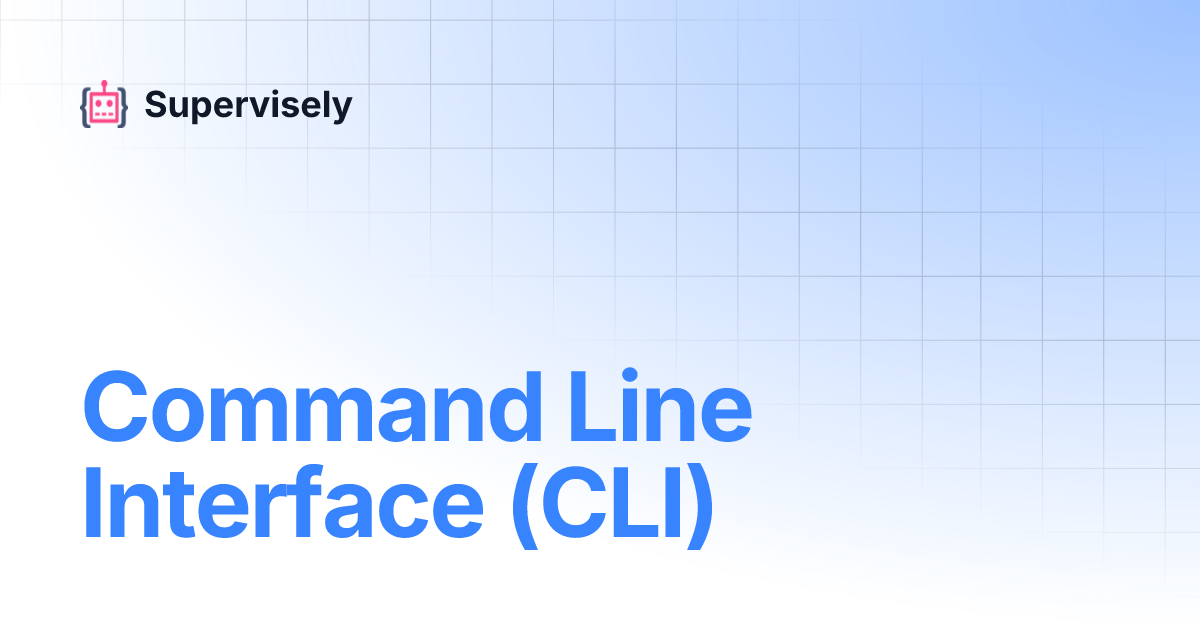 Command Line Interface (CLI) | Supervisely